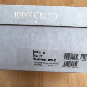 Jimmy Choo | Shoes | Jimmy Choo Miami Sneakers In Platinumflamingo | Poshmark